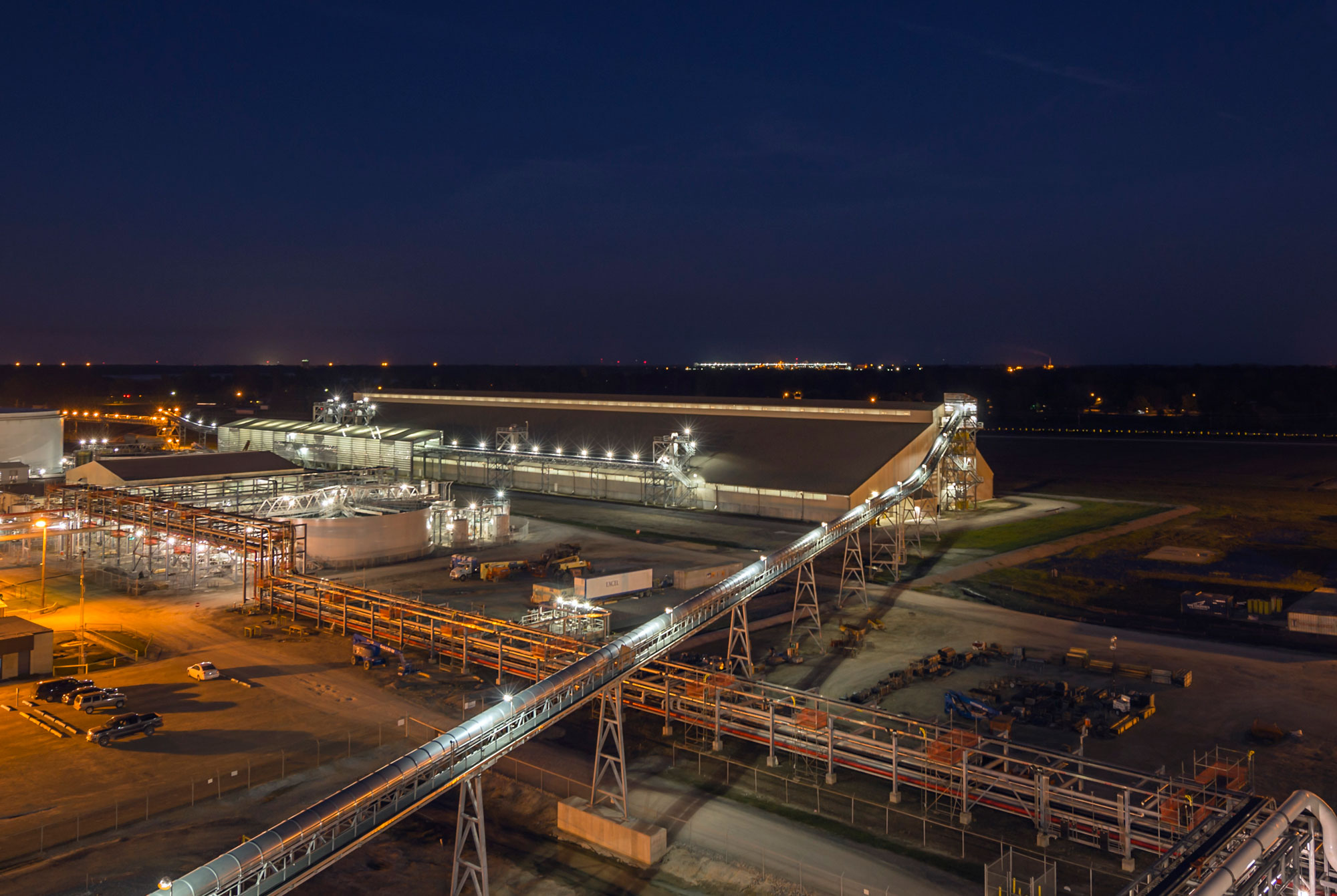 Mega Dry Fertilizer Production and Storage Plant - Stueve Construction